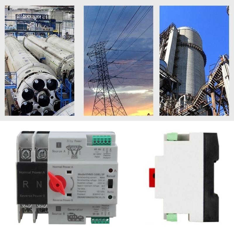 Electrical Selector Switches 2P 100A Automatic Transfer Switches Din ...