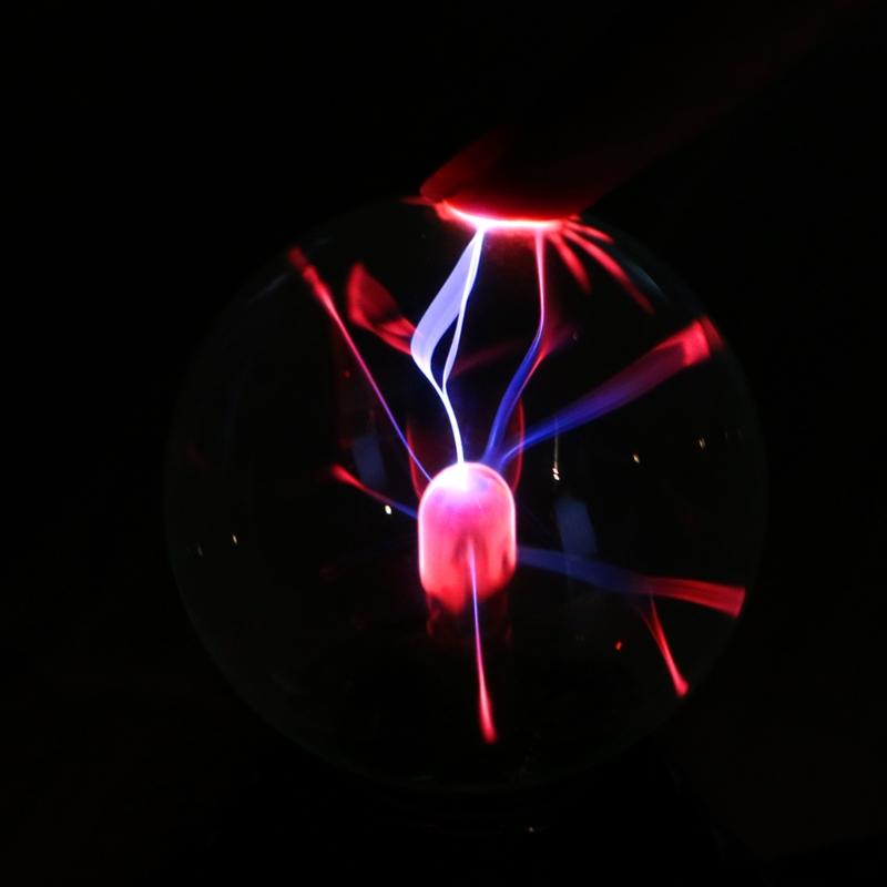 New Glass Plasma Ball Hot Magic USB Sphere for Lightning Lamp Light ...