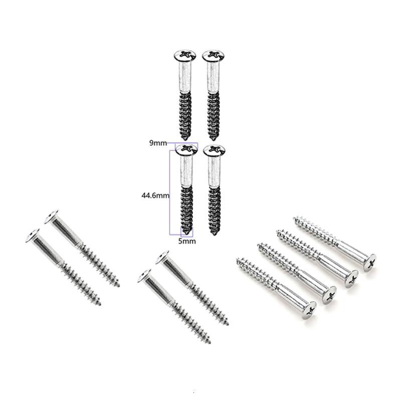 4 Pcs Electric Guitar Neck Plate Screws Replacement Neck Plate Mounting ...