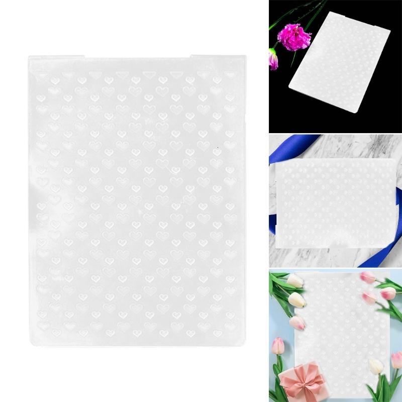 Heart Background Embossing Folders for Papers Photo Album Making Card ...