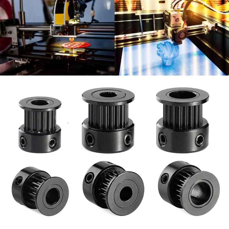 3D Printer Timing Belt Pulley 2GT 6mm Width 16 Teeth 20 Teeth Belt GT2 ...