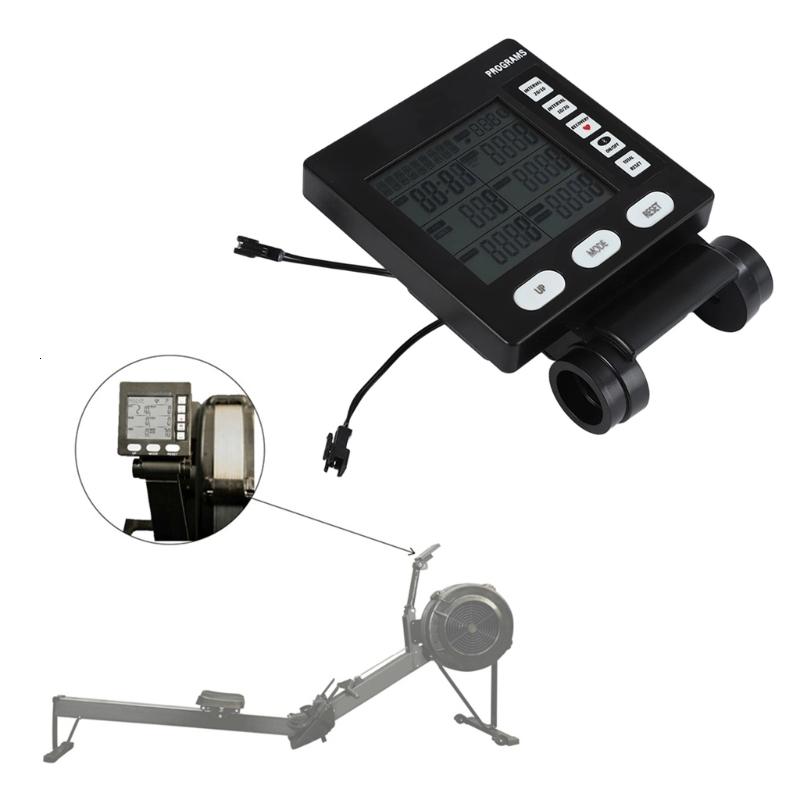LCD Digital Display Health Tracking Rowing Machine Counter Fitness ...