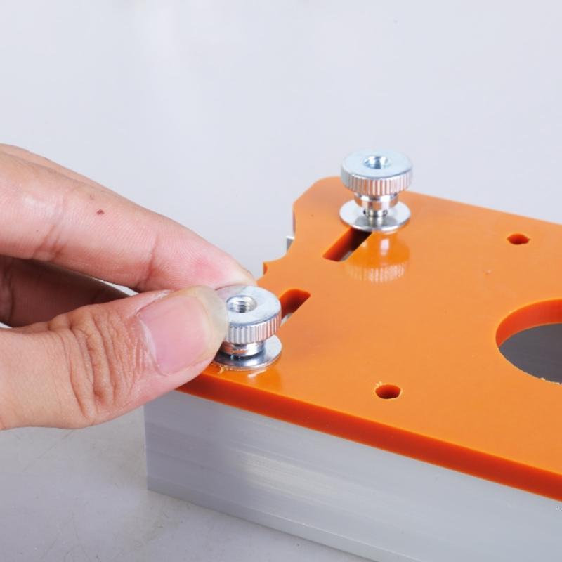 Aluminum 2 In 1 Invisible Fasteners Bracket For 65mm Trimming Machine ...