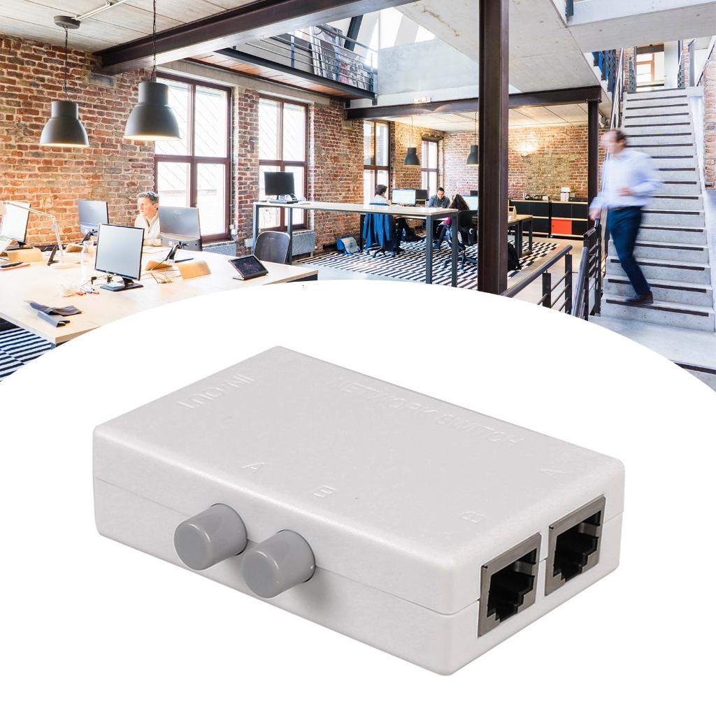 RJ45 Splitter Selector Switches 2 Ports Networks Switches Splitter ...