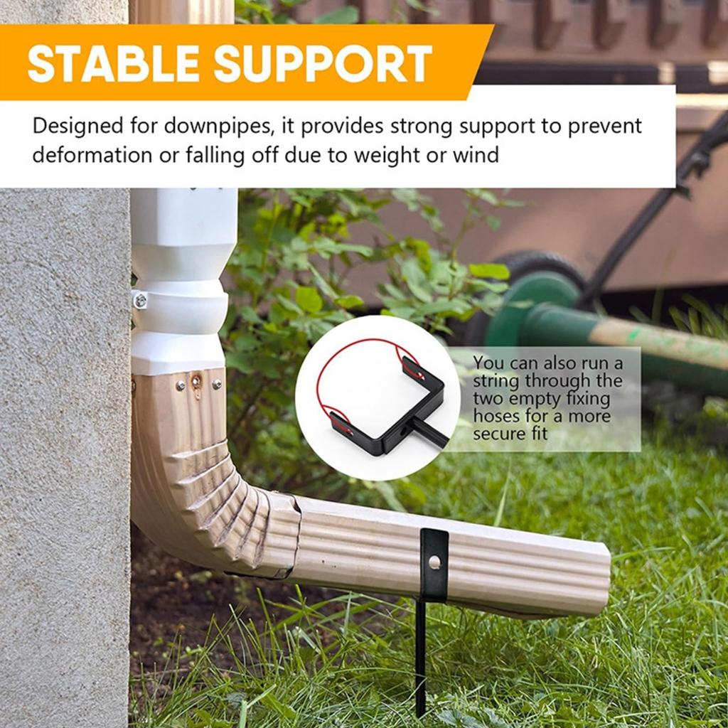 Downspout Stabilizers Bracket Metal Reinforcement Weatherproof ...