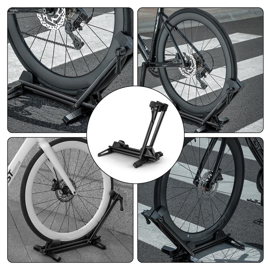 Folding Bike Stand Bicycles Garage Storage Rack Foldable Bicycles ...