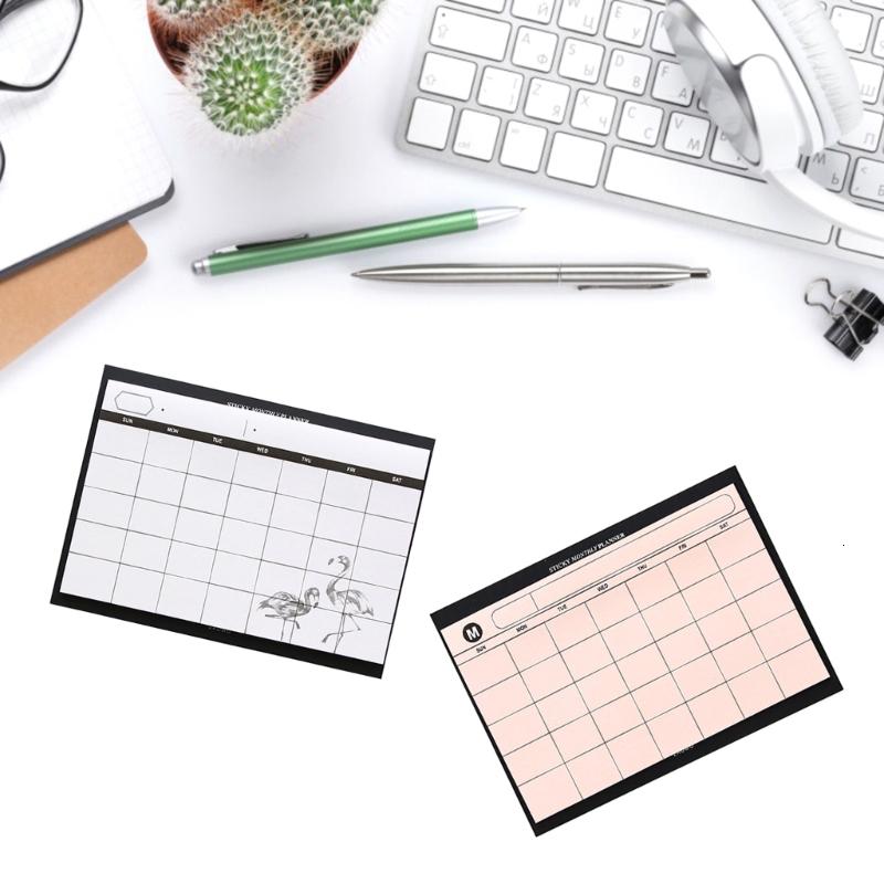 Monthly Planning Pad Planner, Undated Calendar Desk Pads Upgraded ...