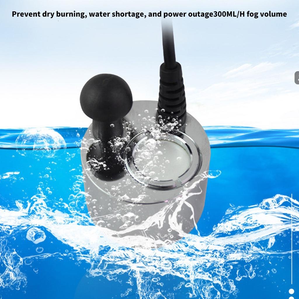 Single Head Ultrasonic Air Atomizer Fish Tank Water Mist Generator Mist ...