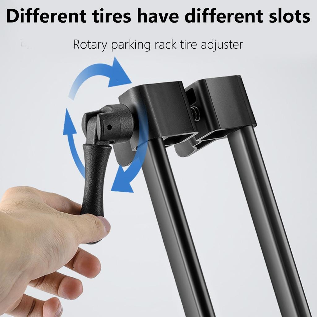 Folding Bike Stand Bicycles Garage Storage Rack Foldable Bicycles ...