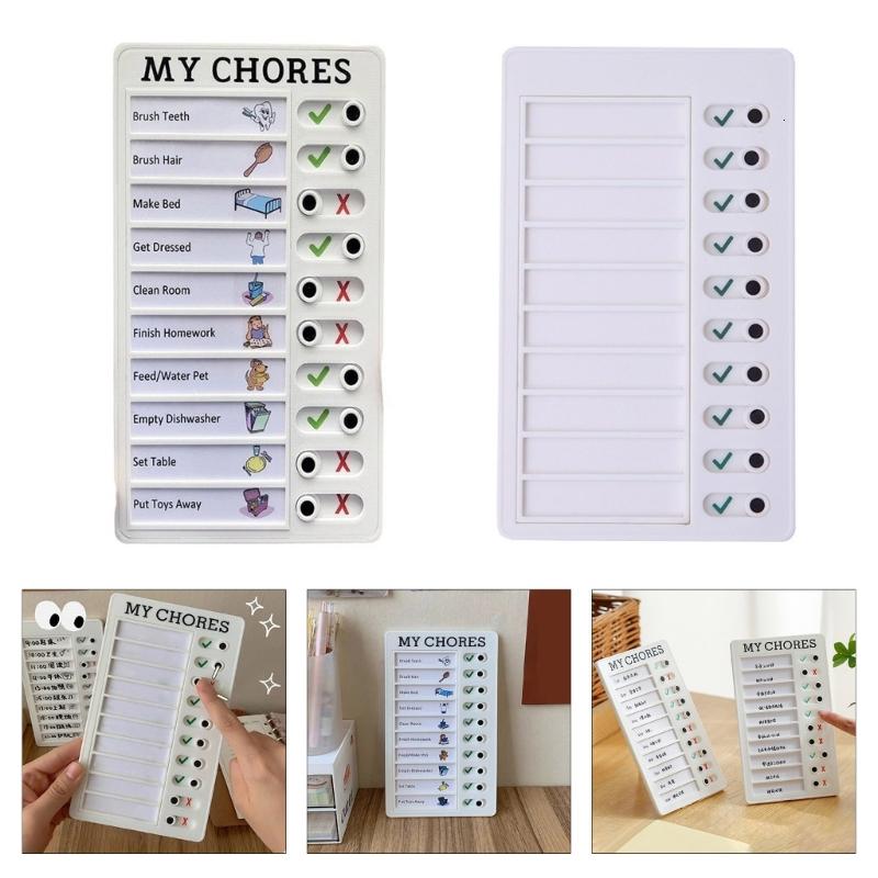 Daily Routine Chart for Kids Time Management Board For Daily Chore ...